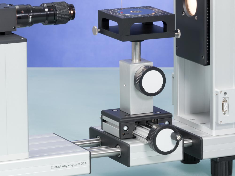 OCA Optical contact angle goniometers and drop shape analysis systems ...