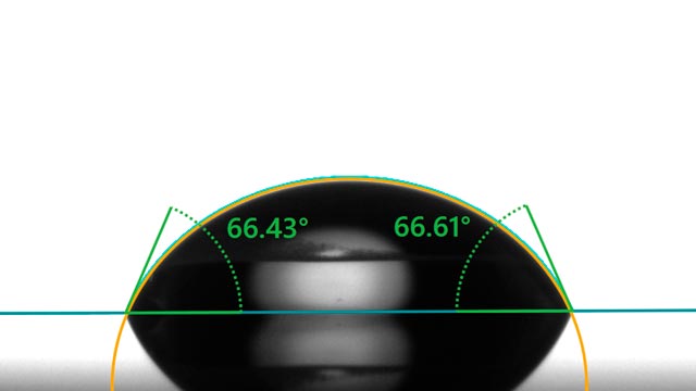 Measuring Contact Angles using the Sessile Drop Method - DataPhysics ...