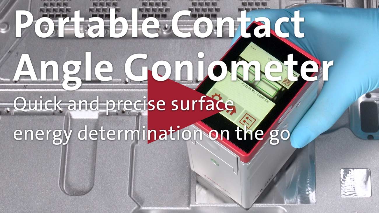 Goniomètre portable PCA 200 - DataPhysics Instruments